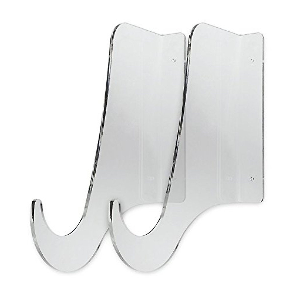SOURCEONE.ORG Premium Clear Acrylic Surfboard Wall Mount Display Rack