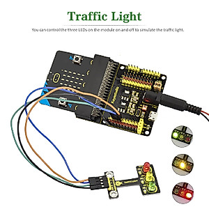 KEYESTUDIO 37 Sensors in 1 Box Starter Kit for BBC Micro bit with Tutorial (Without Microbit Board), Compatible with V1.5, V2 Microbit Sensor Kit Accessories Programming Electronics for Teens Adults
