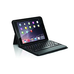 ZAGG ID8BSF-BB0 Messenger Folio Case and Non-Backlit Bluetooth Keyboard for Apple iPad Pro 9.7, iPad 9.7, iPad Air and iPad Air 2 - Compatible with 2018 (G6) and 2017 (G5) 9.7 - Black