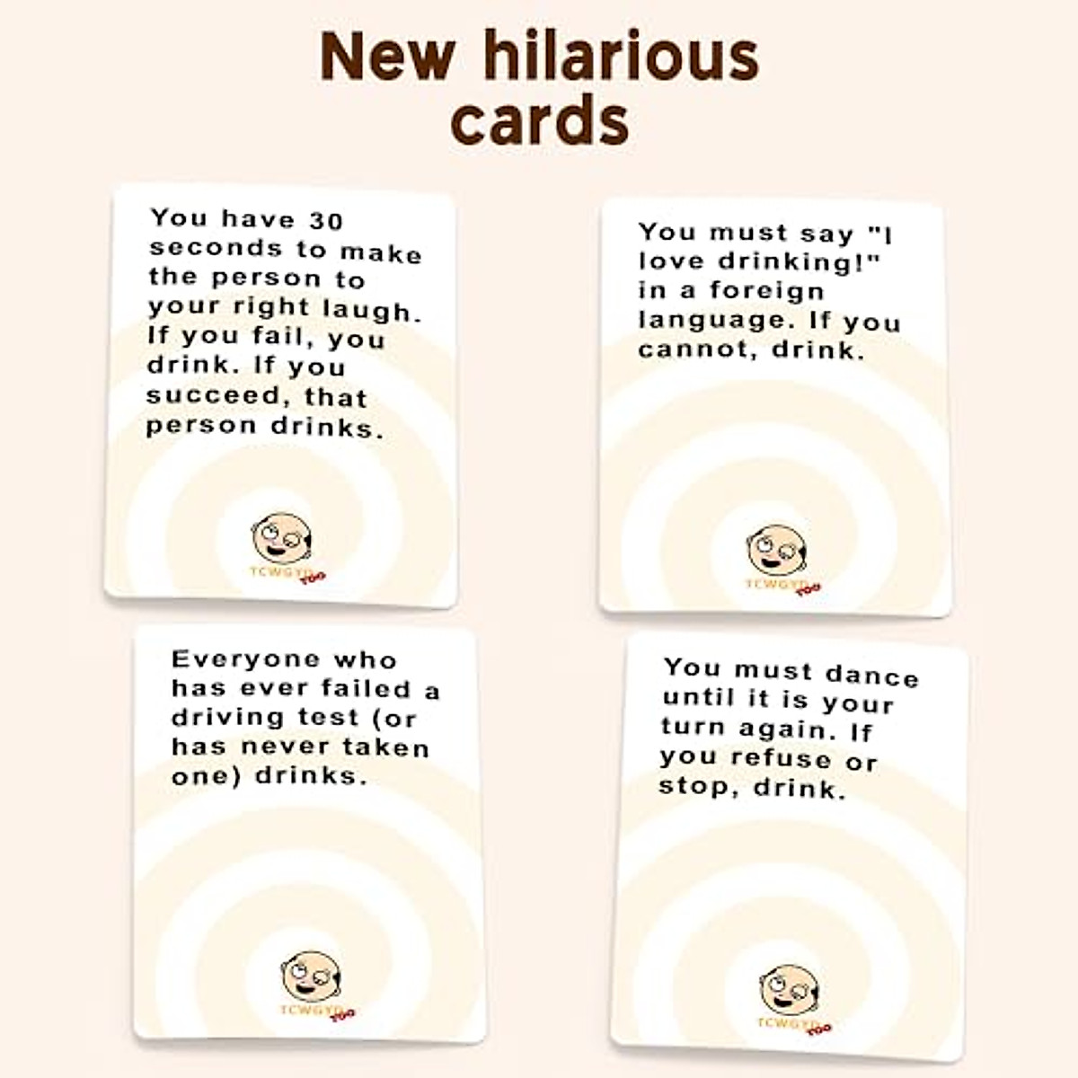 These Cards Will Get You Drunk Too [Expansion], Fun Adult Drinking Game for Parties