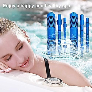 Joepoe SPA Mineral Stick,Hot Tub Stick Parts with 4 Months Lifetime Cartridge Universal for Hot Tub&Pool (Blue,3-Pack)
