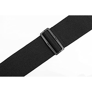 Levy's Leathers M8P3-BLK 3" Polypropylene Guitar Strap, Black