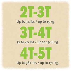 Cuties 3T/4T Potty Training Pants for Girls and Boys, Hypoallergenic with Skin Smart, 92 Count