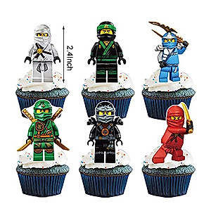 Ninja Birthday Party Supplies Ninja Themed Background Decoration Balloons Cake Topping Banner Birthday Party Decorations Boy Ninja Warrior Birthday Party Decorations