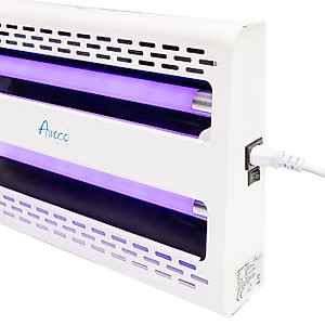 Awoco 11W 100V-240V LED Wall Mount or Table Standing Sticky Fly Trap Lamp for Capturing Flies, Mosquitoes, Moths and Flying Insect (Fly Trap)