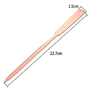 Outus 2 Pack Letter Openers Envelope Opener Stainless Steel Hand Letter Envelope Knife Lightweight Envelope Slitter (Rose Gold)