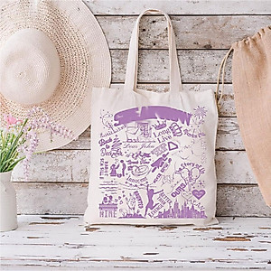 TOBGBE Album Ideas Gifts Singer Song Version Inspired Tote Bag Song Lyrics For Fan Music Lover Gift Singer Merchandise (SU Man)