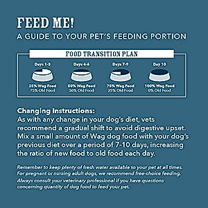 Amazon Brand – Wag Dry Dog Food, Salmon and Brown Rice, 30 lb Bag (Packaging May Vary)