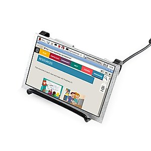 waveshare 5 inch LCD IPS Display 800x480 Resolution Screen for Raspberry Pi 3 B+/3 B/3 A+/2 B/Zero/Zero W/Zero WH, DPI Interface, no Touch, Supports Raspbian, Ubuntu, OSMC