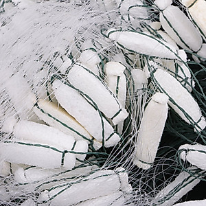 LoveinDIY Fishing Tool 2x2cm,3x3cm,4x4cm Mesh Hole 25mx1.2m Fish Gill Monofilament Net, Hole Size 4x4cm