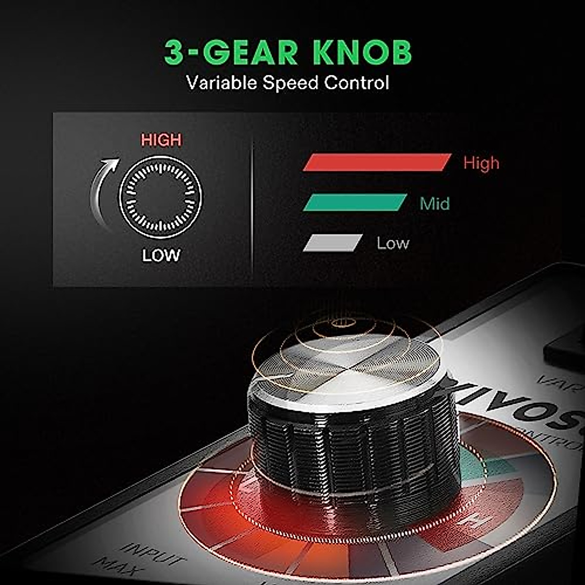 VIVOSUN Variable Fan Speed Controller, Speed Adjuster for Inline Duct Fan in Ventilation System