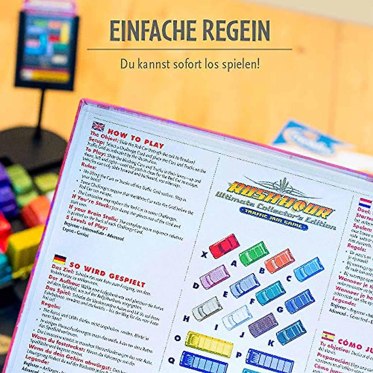 ThinkFun Rush Hour Ultimate Collector’s Edition – Escape Gridlock in Style for Ages 8 and Up