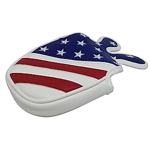 ReadyGOLF: USA Flag Embroidered Putter Cover - Mallet