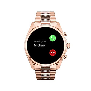 Michael Kors Men's or Women's Gen 6 44mm Touchscreen Smart Watch with Alexa Built-In, Fitness Tracker, Sleep Tracker, GPS, Music Control, Smartphone Notifications (Model: MKT5135V)