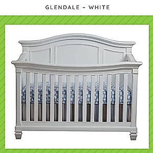 CC KITS Toddler Bed Safety Guard Rail for Baby Cache Cribs (White)