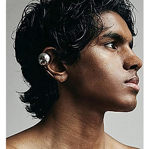 L'VOW CyberPunk Non-Piercing Ear Cuff Irregular Jewelry Cyborg Earring Cartilage Clip Accessories for Unisex(Style2-Silver-big)