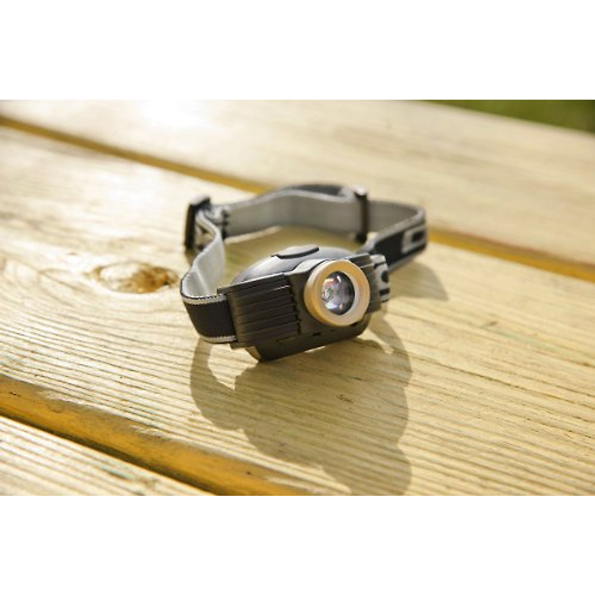 Dorcy 215-Lumen Weather Resistant Spot Beam LED Headlight, Black and Gold (41-2097)