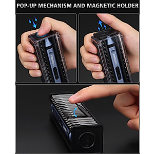 STREBITO 3.7V Mini Electric Screwdriver Set, 42-in-1 Electric Precision Screwdriver, Compact Electric Screwdriver Rechargeable with Display, Small Tool Kit for Electronic Computer Laptop RC Drone