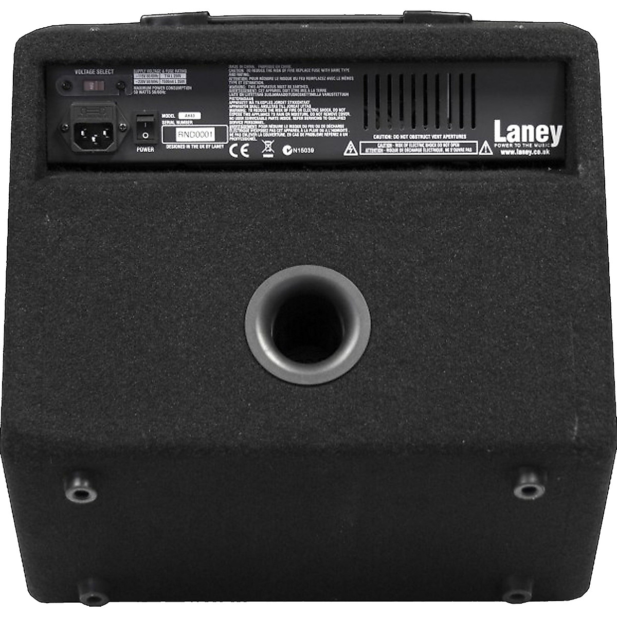 Laney, 3 Guitar Combo Amplifier, Black (AH40)