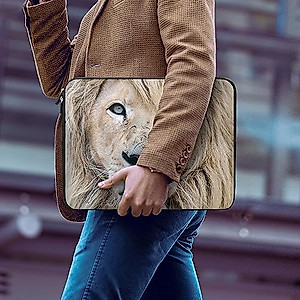 Lion Head Laptop Sleeve Bag Compatible with MacBook Air/Pro,13inch Inch Notebook, Lightweight, Compatible with MacBook Pro