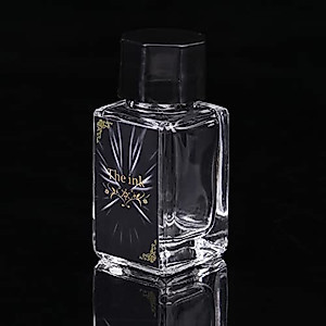 Restokki Feather Pen and Ink Bottle Set, Feather Pen Calligraphy Set, Stationery Gift Box with 5 Nibs Pen Stand Base, Luxury Vintage Signature Pen(Black)