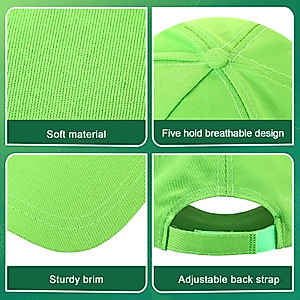 Croloose 24 Mental Health Awareness Baseball Cap Green Awareness Ribbon Trucker Hats for World Mental Health Day