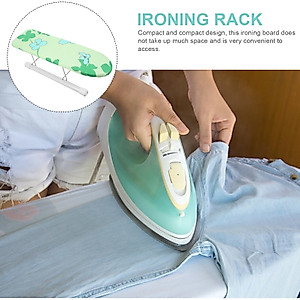 Homoyoyo Clothes Ironing Board Tabletop Ironing Board Portable Ironing Board Small Ironing Board Mini Ironing Board Compact Ironing Board Ironing Supply Travel Simple Ironing Table Fabric