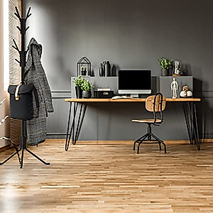 Simple Houseware Standing Coat and Hat Hanger Organizer Tree Shaped Rack, 18 Hooks, Black