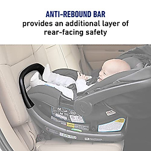 Graco SnugRide SnugFit 35 LX Infant Car Seat | Baby Car Seat with Anti Rebound Bar, Finn