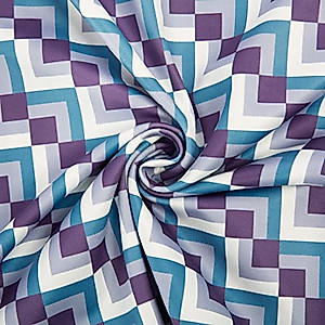 Golf Polo Shirts for Women Sleeveless Sports Athletic Workwear Quick Dry Print Tank Tops(S, Purple Plaid)