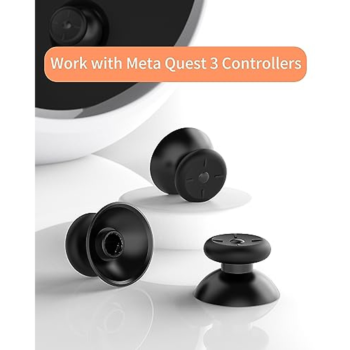 Thumbstick Replacement for Meta Quest 3 Controllers (2-Pack) - DUXICEPIN Premium Accessories for Meta Quest 3 Controller