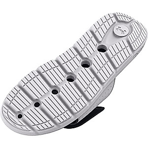 Under Armour Men's Ignite Pro Slide, (100) White/White/Black, 11, US