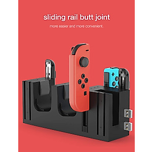 Bestand Switch Charging Dock Station 4 in 1 for Nintendo Switch Joy-Con Controllers & Nintendo Switch Pro Controller