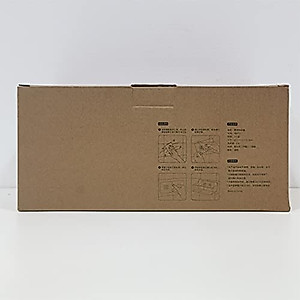 YOHOM Clear Adhesive Bathroom Caddy Organizer for Tile Wall Mounted Stick on Shower Caddy Floating Shelf Plastic Shampoo Holder with 3 compartments