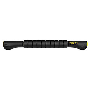 SKLZ Massage Bar Handheld Muscle Roller Massage Stick for Physical Therapy, Travel Size , Black