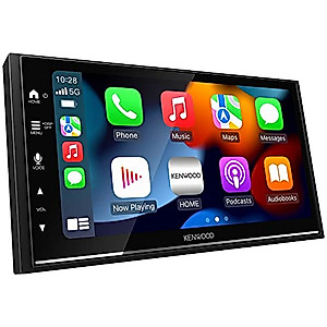 KENWOOD DMX7709S 6.8-Inch Capacitive Touch Screen, Car Stereo, CarPlay and Android Auto, Bluetooth, AM/FM Radio, MP3 Player, USB Port, Double DIN, 13-Band EQ, SiriusXM
