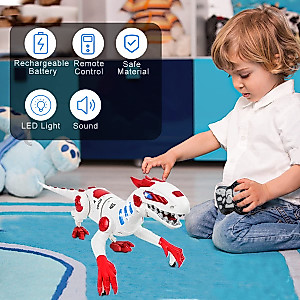 ENERBRIDGE Remote Control Dinosaur Toys, Dinosaur Toys for Kids Gifts