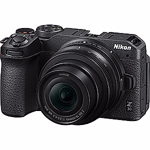 Nikon Z30 Mirrorless Digital Camera with 16-50mm and 50-250mm Lenses (1743) Bundle with 64GB Extreme PRO Card + EN-EL25 Extra Battery + Corel Photo Software + Camera Bag + Cleaning Kit + More