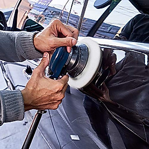 X AUTOHAUX 10pcs 9-10 Inch White Soft Mircrofiber Car Wax Polishing Bonnet Buffing Pad Washable Covers Polisher Waxing Tools 9" 10"