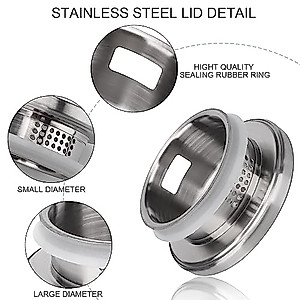 BOQO 2 L/ 68 oz Glass Pitcher with Lid, Glass Carafe for Hot/Cold Beverages,Glass Water Jug for Fridge,Iced Tea Pitcher, Large Clear Glass Water Pitcher for Cold Brew,Juice,Milk and Homemade Beverage