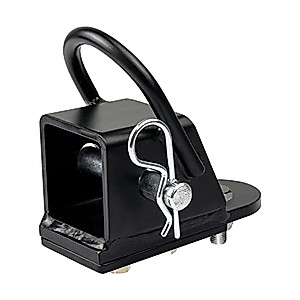 MAHLER GATES Bolt-On 2 Inch ATV UTV Trailer Hitch Receiver Adapter with Hitch Pin and Clip