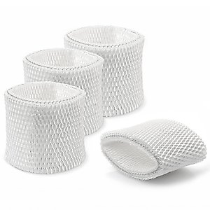 WF2 Humidifier Filter for Kaz Vicks - V3100 V3500 V3700 V3800 V3900 3020 Series, Protec PWF2 VEV400 Cool Mist Vaporizer Humidifiers (Pack of 4) White