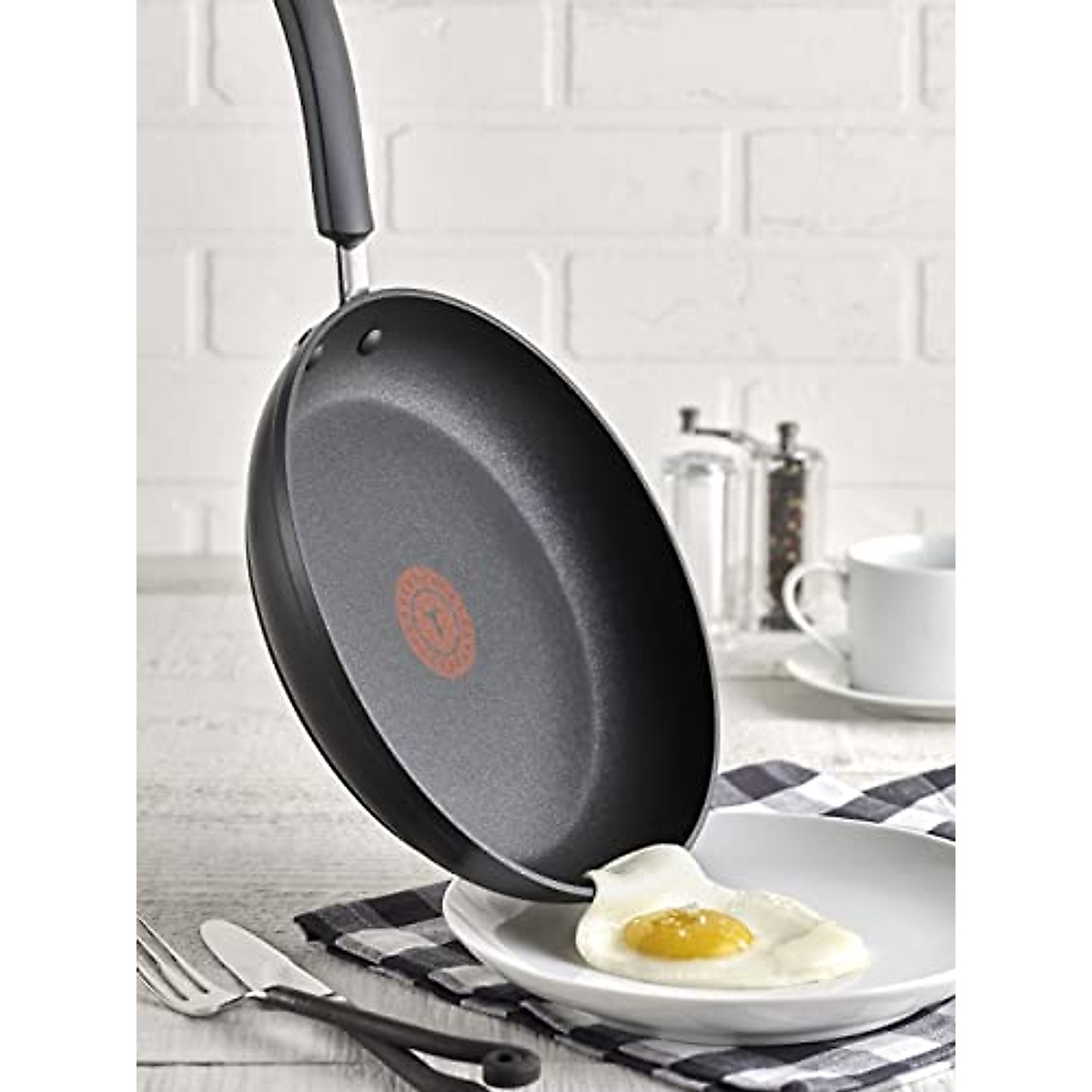 T-fal Advanced Nonstick Fry Pan 10.5 Inch Cookware, Pots and Pans, Dishwasher Safe Black