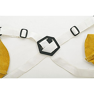 Joyutoy 24" Welders Sleeve Leather, Brown with Shoulder Extension,Heat Resistant (Sleeves 3)