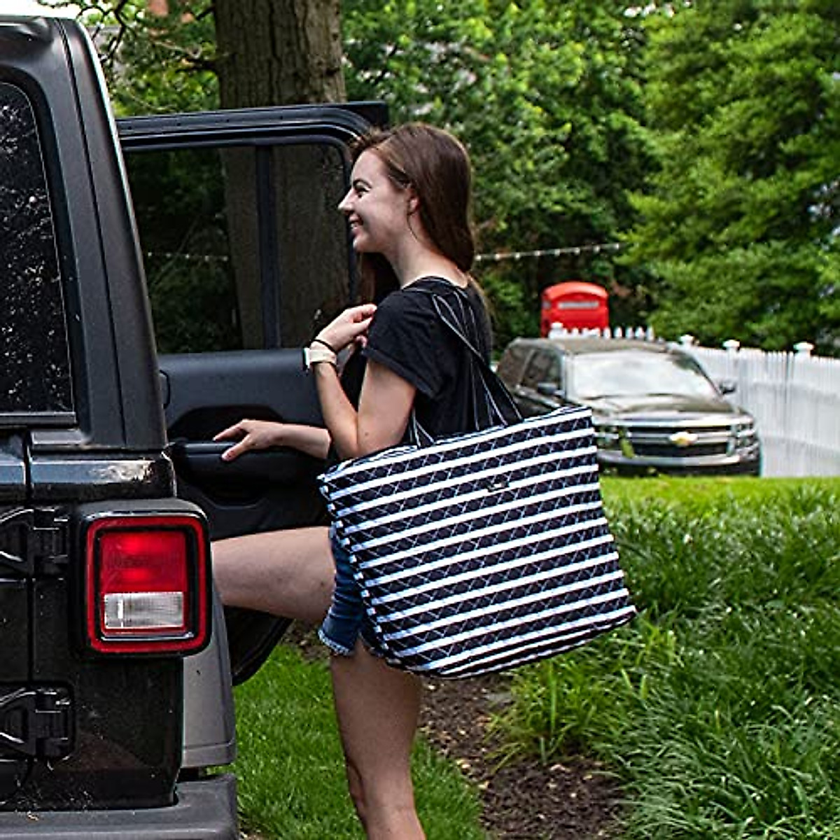 SCOUT Plus 1 Foldable Travel Bag, 2 Bags in 1, Tote Folds into Zipper Pouch