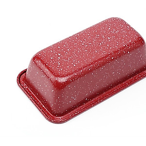 HYTK Nonstick Extra Small Bakeware Sets Baking Learning Tool for Kids Students Include 4Inch Springform Cake Pan, 6Inch Mini Loaf Pan, 9Inch Rolling Pin, BPA Free Cute Personal Portion Control