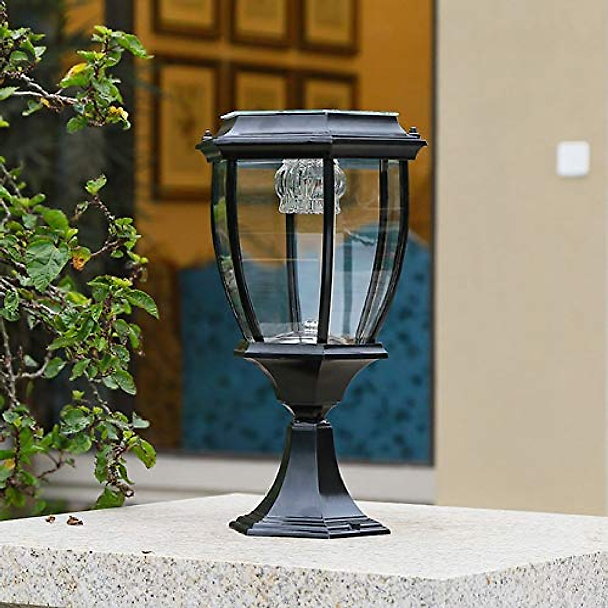 DIAOD Outdoor Pillar Lamp European Villa Wall Light Waterproof Home Garden Courtyard Light LED Street Garden Villa Lamp