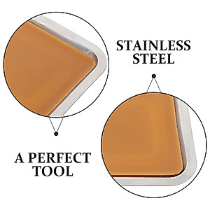 UKCOCO Wax Dissection Tray - Stainless Steel Dissecting Tray Biological Laboratory Equipment for Junior Senior School (18x25cm)