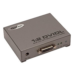 Gefen EXT-DVI-142DLN Dual Link 1: 2 DVI DL Distribution Amplifier Black