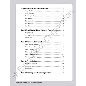 How to Write a Story, Grades 4-6+